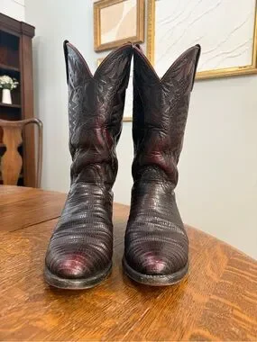 Lucchese | Shoes | Lucchese 95d Mens Brown Leather Cowboy Boots | Poshmark